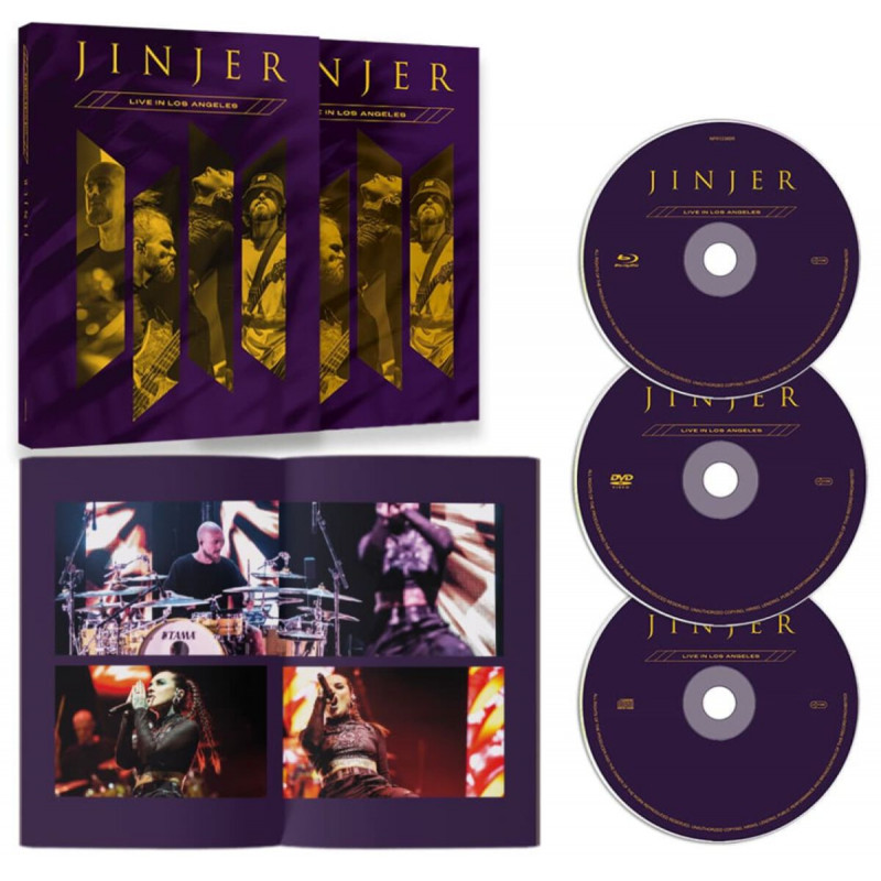 JINJER Live In Los Angeles CD+DVD+Blu Ray
